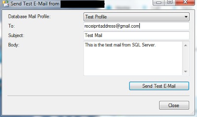 Configure SQL Server Database Mail for Sending Emails